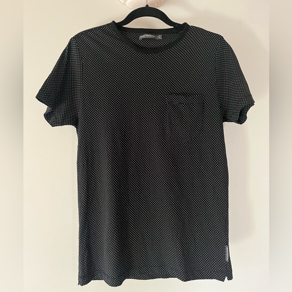 French Connection | Shirts | French Connection Dotted Tshirt Pocket Tee ...